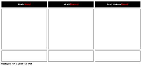 Agile User Story Vorlage Storyboard By De Examples