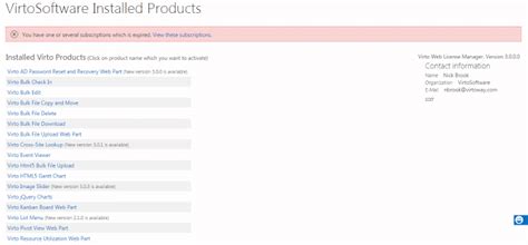 New Virto Web License Manager Update Launched