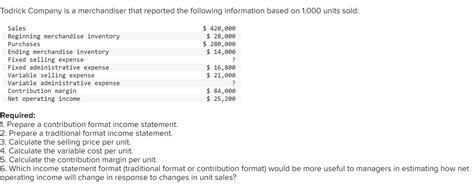 [solved] Required 1 Prepare A Contribution Format Incom