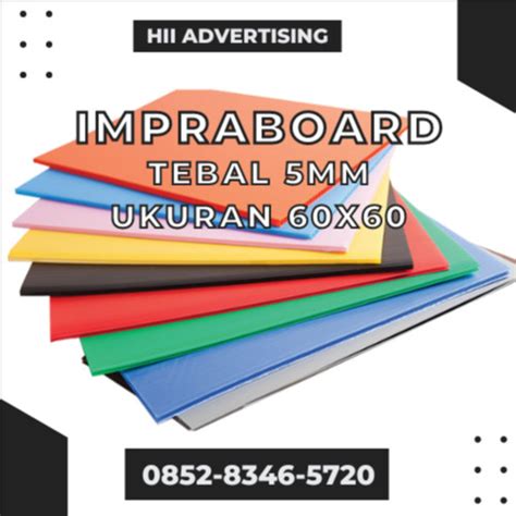 Jual Impraboard 5mm 60 X 60 Infraboard Papan Plastik Corrugated Board 5mm Jakarta Utara Hii