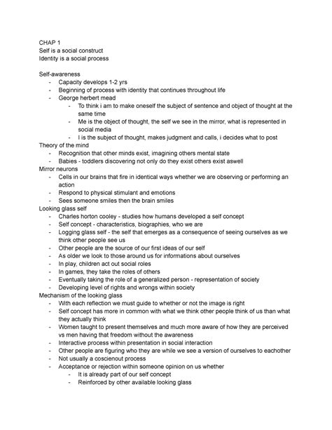 Soc 8 30 22 Intro To Sociology Lecture Notes For Chapter 1 Chap 1