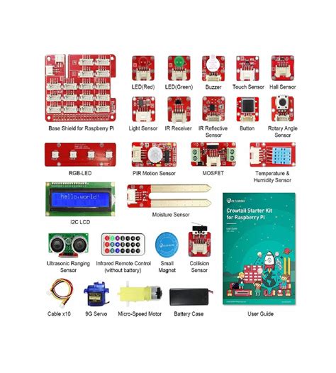 Crowtail Starter Kit For Raspberry Pi Programming Learning Kit