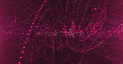 Animation Of The Flight Of Charged Particles In A Magnetic Field Stock