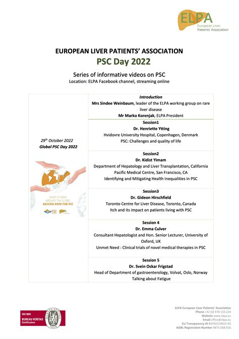 Psc Awareness Day Psc Partners Seeking A Cure Canada