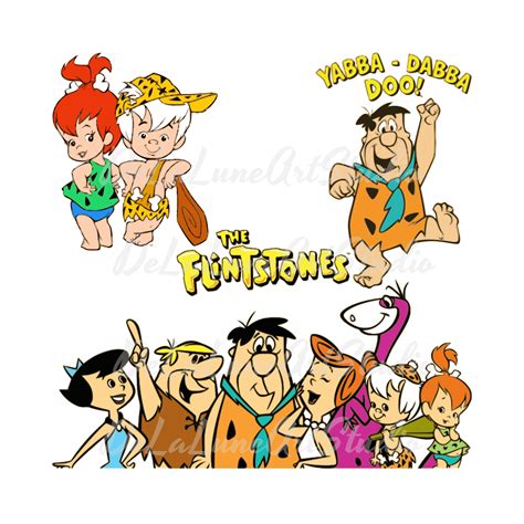 Flintstones Svg Bundle The Flintstones Svg Bundle Flintstones Svg Fred Svg Barney Svg Dino