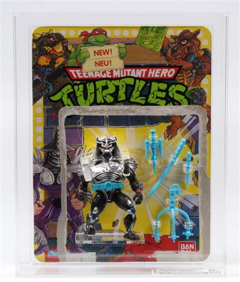 Custom 1991 Bandai Playmates Teenage Mutant Ninja Turtles Loose Action Figure With Cardback