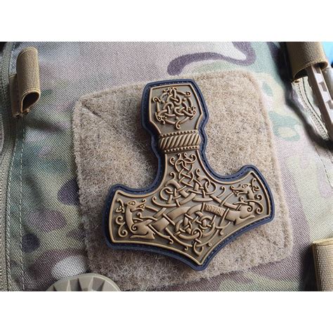 M Tac Mjölnir Large Patch Coyote 3d Rubber Patch Jackets To Go