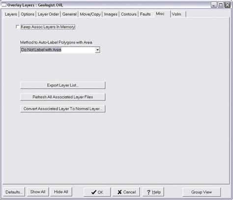 Associated Layer Files