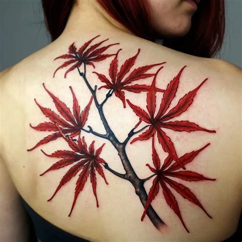 Japanese Maple Tattoos Elegant Nature Inspired Body Art