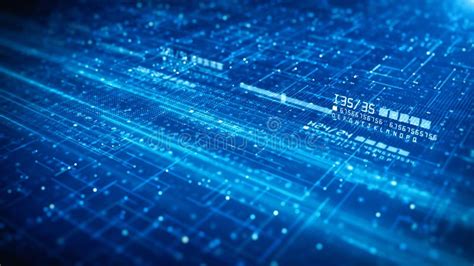 Technology Digital Data Network Connections Big Data Analysis And