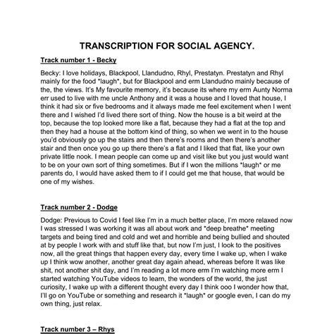 Audio Transcriptions Pdf Docdroid