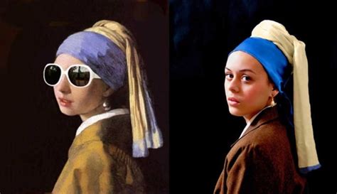 Пародии на картину Девушка с жемчужной сережкой Картина голландского художника 17 го века