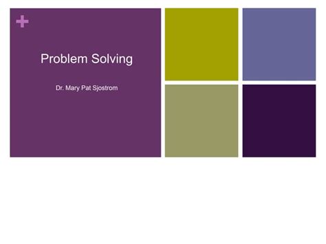 Polyas Problem Solving Strategy Pptx