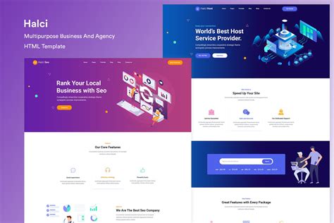 Creative HTML Template For Saas Startup Agency