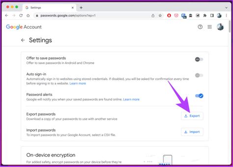 How To Export Chrome Passwords To Csv Guiding Tech How To Export Chrome Passwords To Csv Guiding Tech