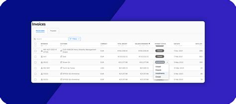 Seamless Onboarding Invoices Status And Filter Kolleno