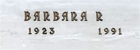 Barbara Ruth Grams Leggin 1923 1991 Find A Grave Memorial