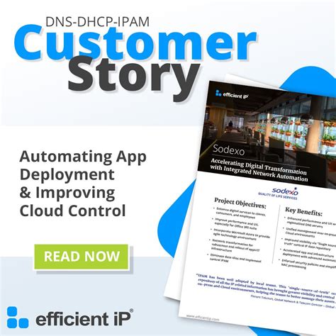 Networkmanagement Ddi Cybersecurity Efficientip Businesscontinuity