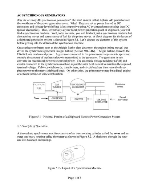 Lec 03 Equivalent Circuit Of A Synchronous Generator Ppt