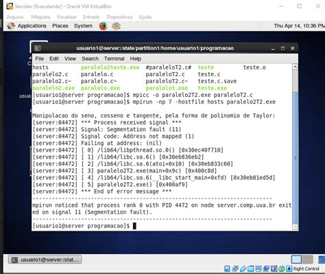 Utilização Da Biblioteca Mpi E Erro Ao Implementar Código No Servidor