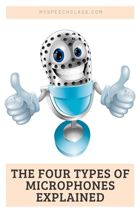 The 4 Different Types Of Microphones And Their Uses