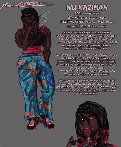 I Made Another Wu Clan OC Art By Me R Kengan Ashura