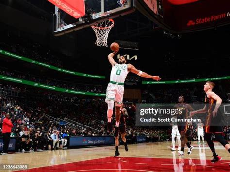 Jayson Tatum Dunk Photos And Premium High Res Pictures Getty Images