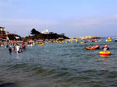 韩国浦项九龙浦海水浴场海边休闲度假好去处