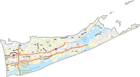 Nassau County Map New York Us County Maps