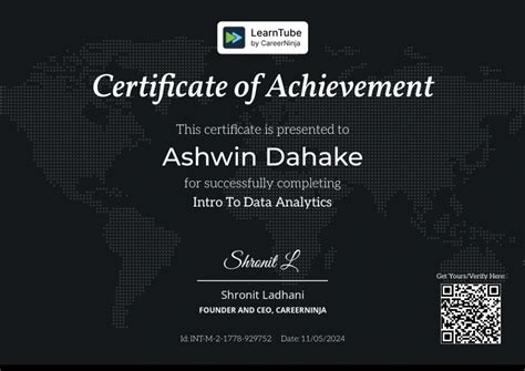 Ashwin Dahake On Linkedin Introtodataanalytics