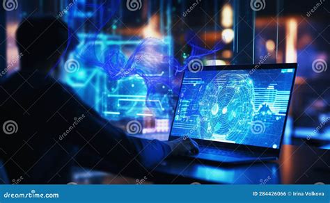 Digital Technologies Informatics Programming Hands Of Programmer On A Laptop Keyboard Working
