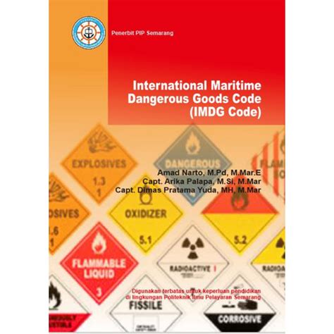 Jual Buku International Maritime Dangerous Goods Code Imdg Code