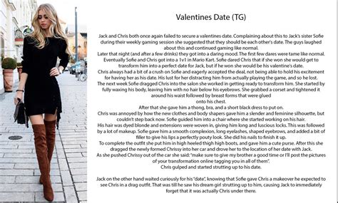 Valentines Date Tg By Transfiguredtales On Deviantart