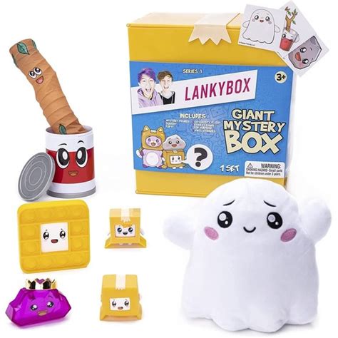 Bonkers Toys Copy Lankybox Giant Mystery Lanky Box Set Series Glow