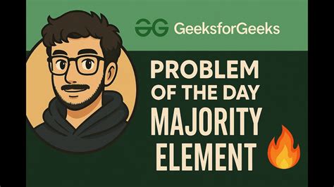Majority Element Gfg Potd 25 04 2025 Youtube