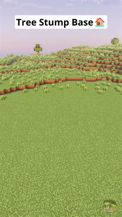 Tree Stump Base Tutorial In Minecraft