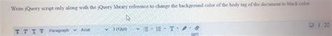 Solved Write Jquery Script Only Along With The Jquery