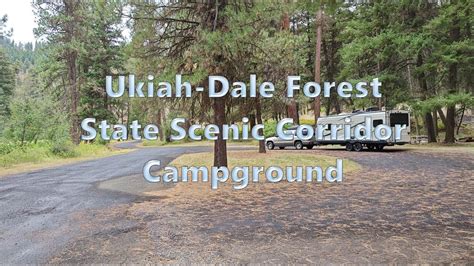 Ukiah Dale Forest State Scenic Corridor Campground Youtube