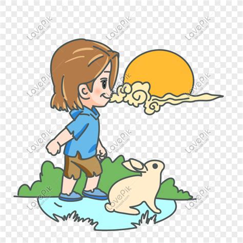 손으로 그린 만화 문자 벡터 Png 일러스트 무료 다운로드 Lovepik