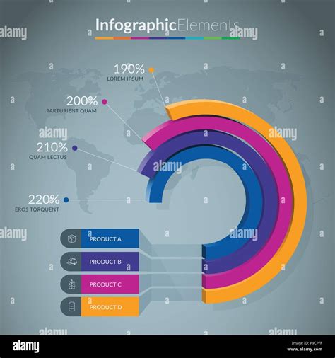 Infographic Chart Template Stock Vector Image And Art Alamy