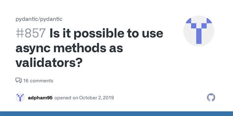 Is It Possible To Use Async Methods As Validators · Issue 857