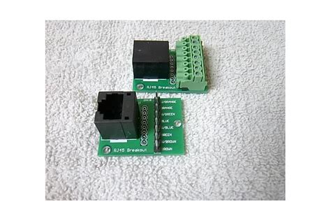 Rj45 Horizontal Breakout Wremovable Term Block From Utahimagineering