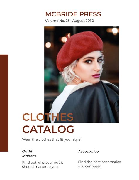 Sample Company Catalog Template Edit Online And Download Example