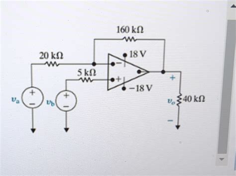 Solved Calc Vo If Va 1V And Vb 2V Chegg Com