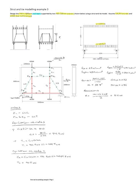 Strut And Tie Modelling Example 3 Pdf