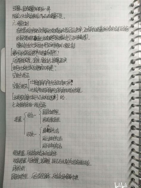 化学学霸笔记（初中全册 人教版）【收藏版】 哔哩哔哩