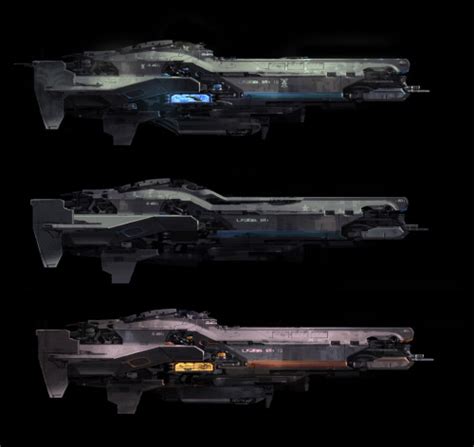 Sparth “forward Unto Dawn” Spaceship Explorations Halo