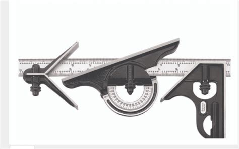 12 Combination Set With Square Center And Reversible Protractor 12 Combination Set With Square Center And Reversible Protractor