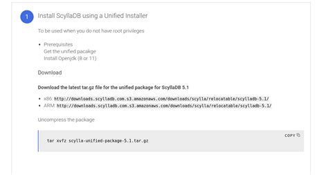 No Download Link For Unified Installer · Issue 12934 · Scylladbscylladb · Github